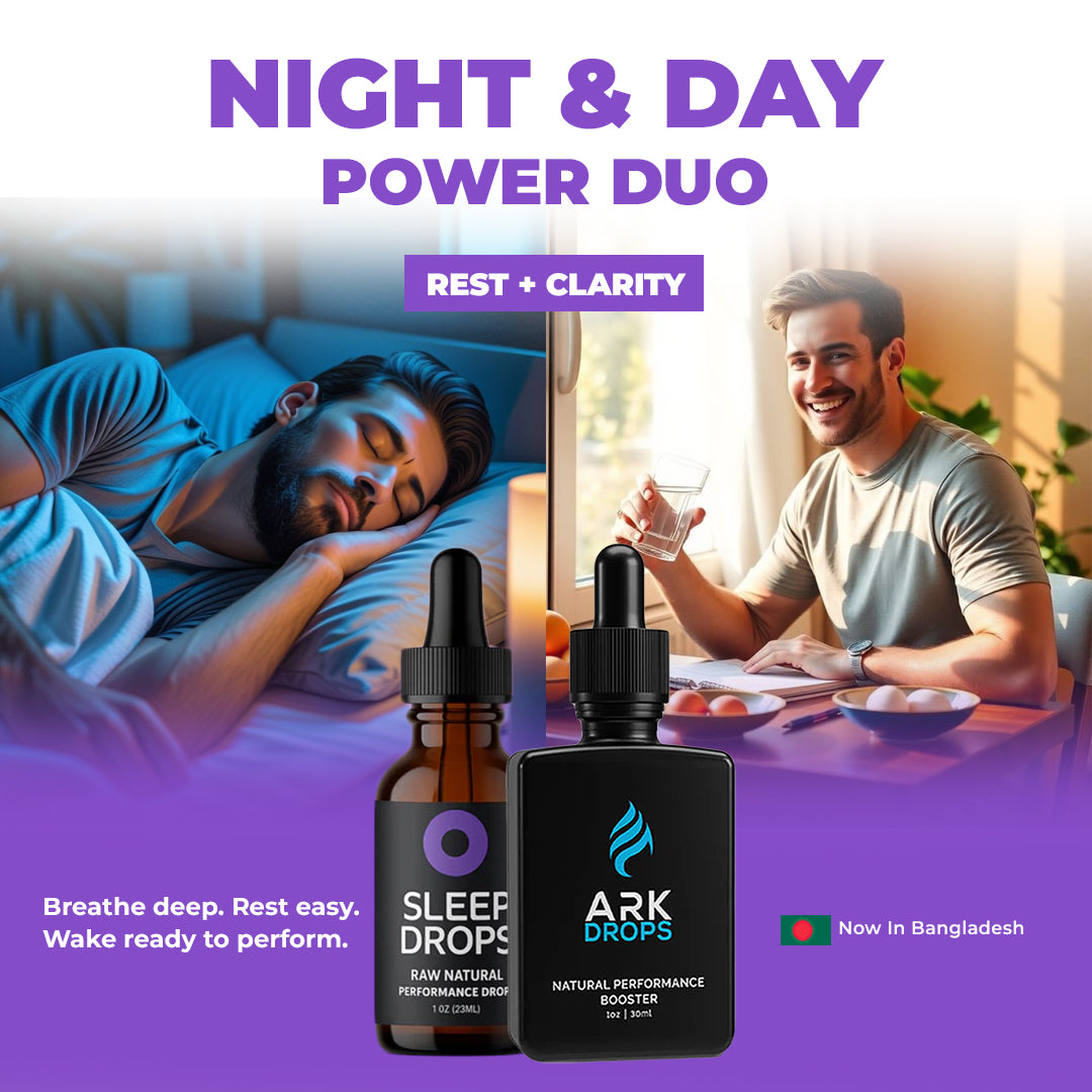 Night & Day Power Duo – Sleep Drops + ARK Drops – EVOQ